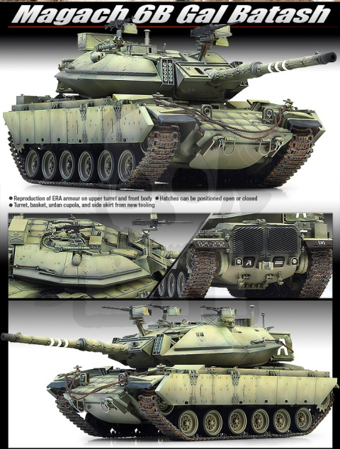 Battle-Models > Academy 13281 Magach 6B Gal Batash 1:35